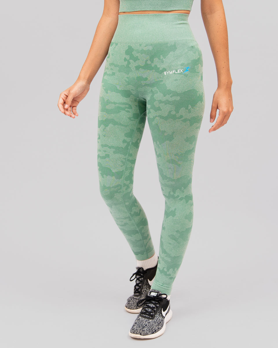 Camo Light Green Legging – GYMFLEX Mauritius