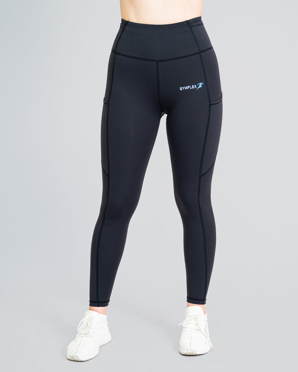 Reflex Black Legging – GYMFLEX Mauritius