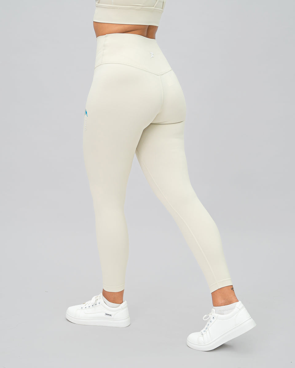 Nova Leggings - Light Ivory – GYMFLEX Mauritius